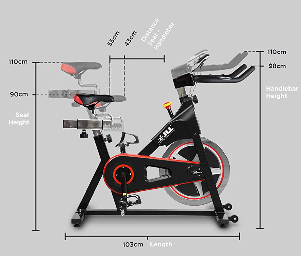 JLL IC300 Indoor Exercise Bike Review - Gym Tech Review