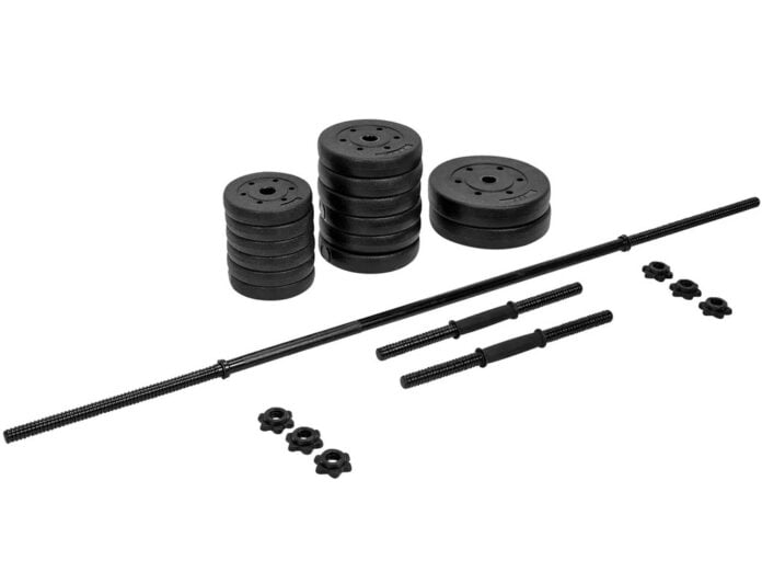 Opti Vinyl Barbell and Dumbbell Set 25kg Review: Can a set this cheap ...