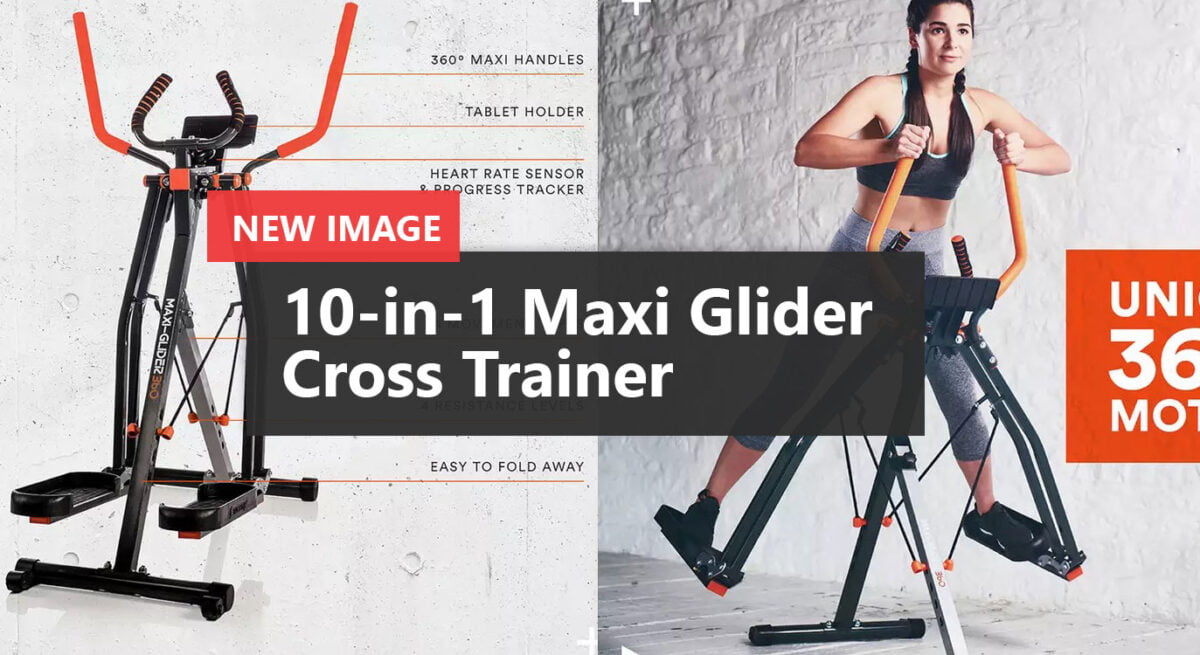 New Image 10-in-1 Maxi Glider Cross Trainer Review and Best Price - Gym ...