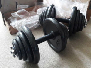 Opti Cast Iron Dumbbell Set 20kg Review - Gym Tech Review