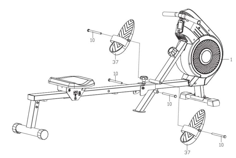 Pro Fitness Air and Magnetic Rowing Machine Review - Gym Tech Review