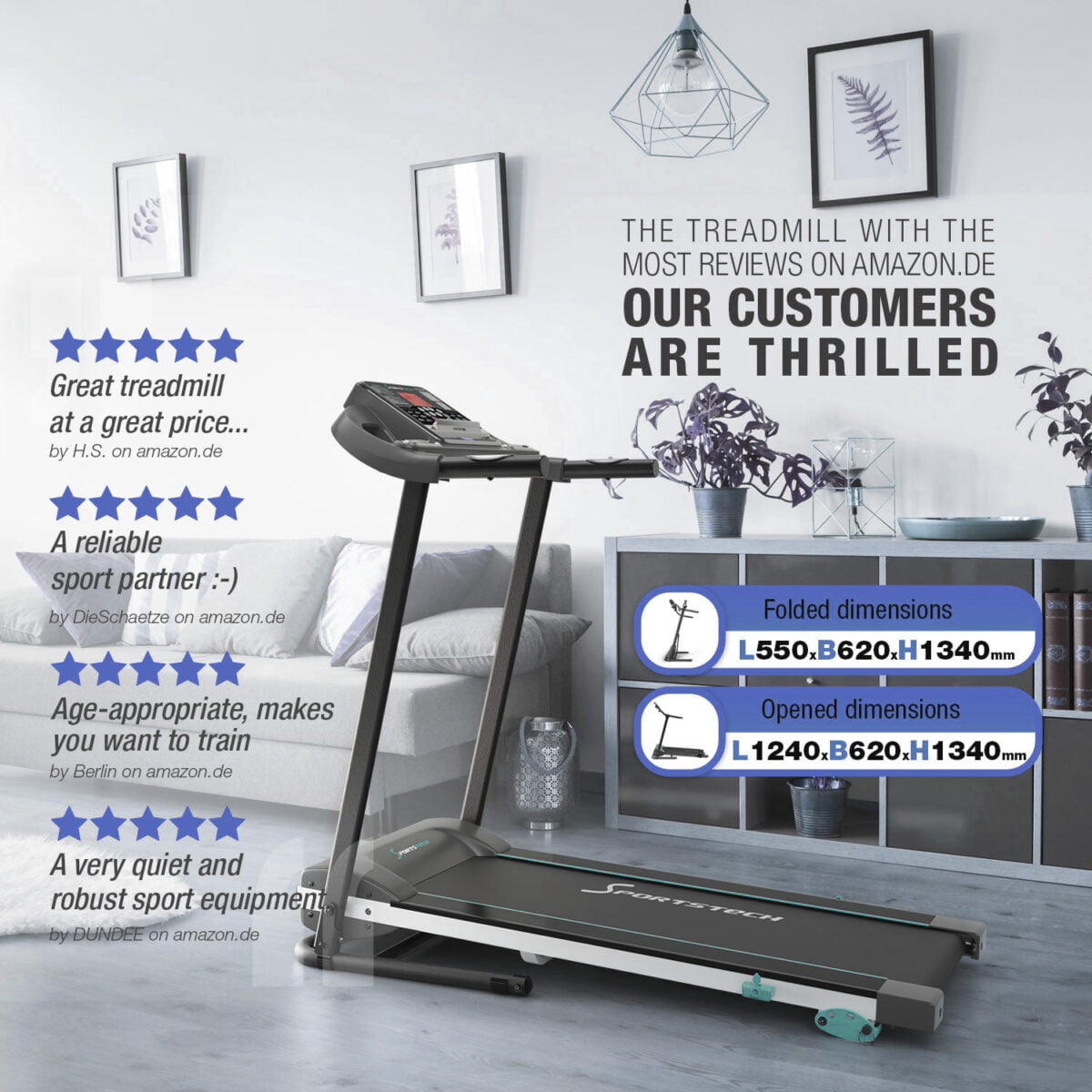 Sportstech F10 Treadmill Model 2025 Review - Gym Tech Review