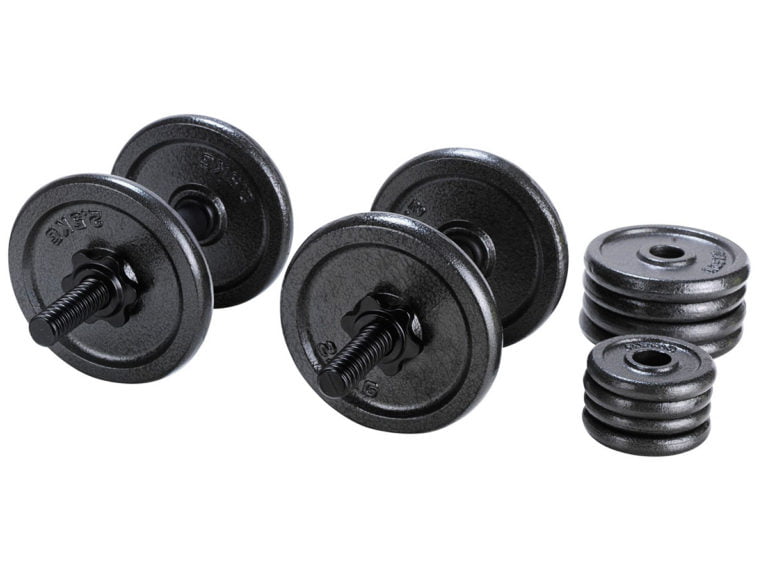 Opti Cast Iron Dumbbell Set 20kg Review - Gym Tech Review